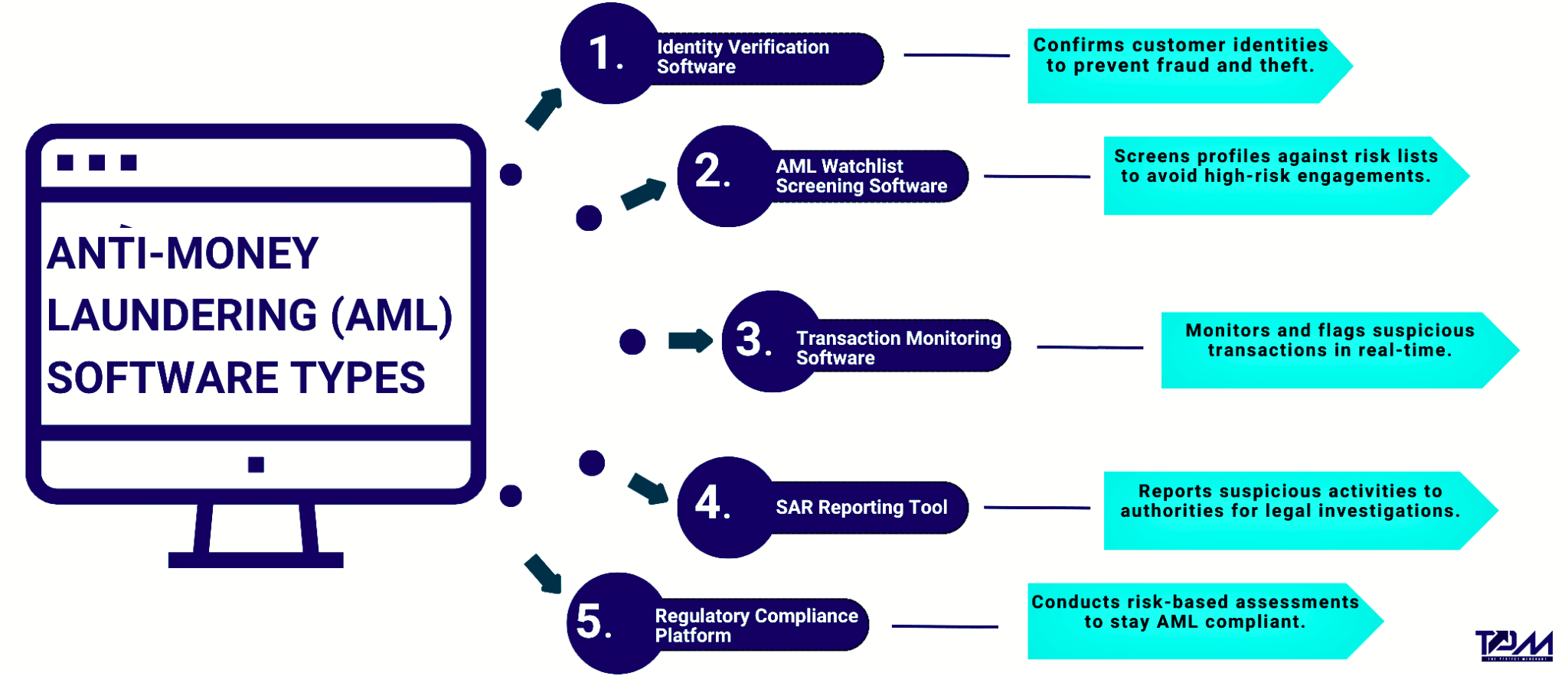 What Are the 5 Major Types of AML Software Used Worldwide?